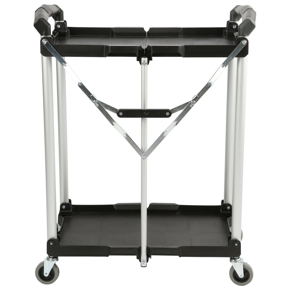 2 Selfs Folding Collapsible Service Cart Regular, 100lb. Capacity ...