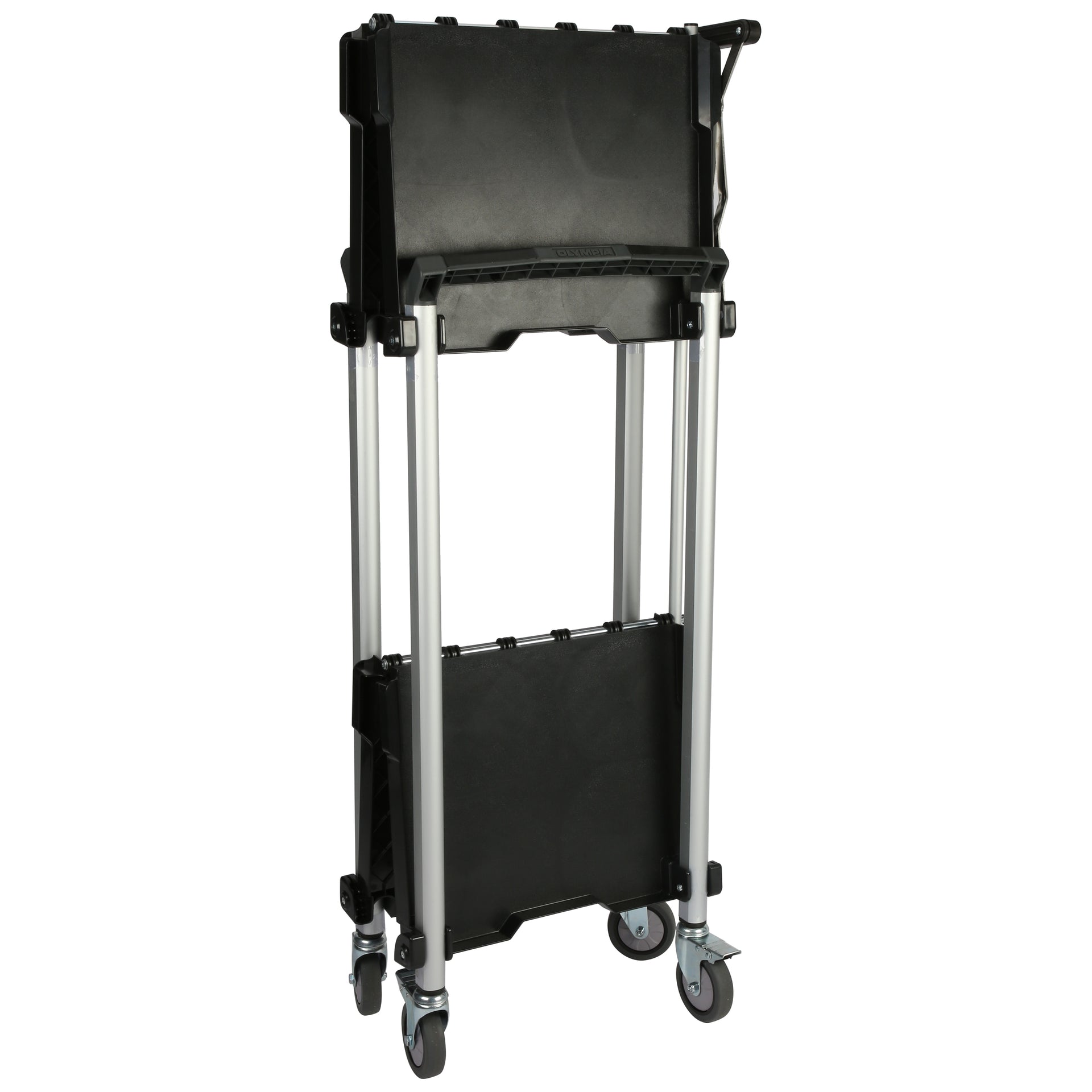 2 Shelfs Folding Collapsible Service Cart XL, 200lb. Capacity – Pack-N-Roll